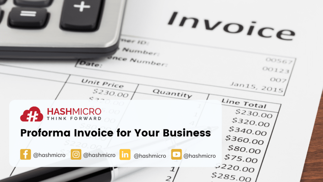 Proforma Invoice for Your Business Singapore