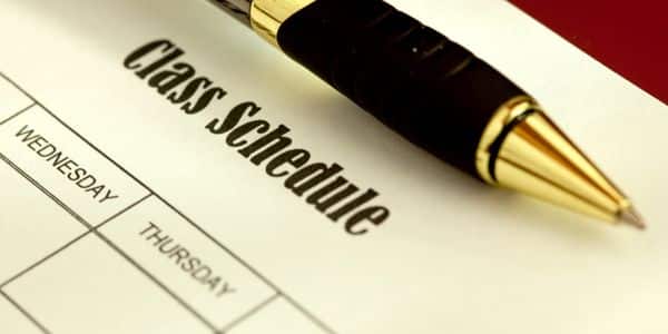 How to Arrange a Class Schedule for School