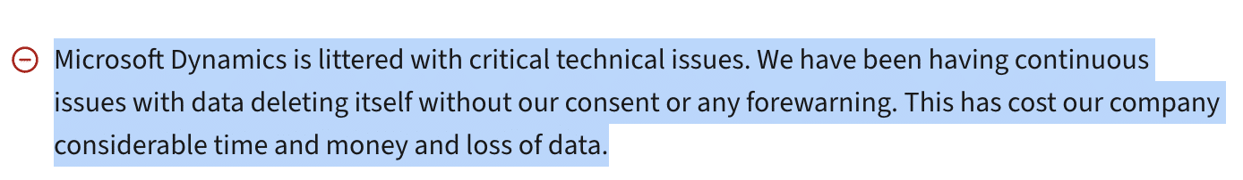Microsoft Dynamics 365 ERP Review 2024: Features, Weakness and Alternative
