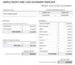 Profit and Loss Statement Template Format (Free to Download) - BusinessTech