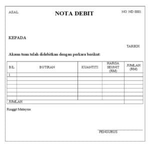 Nota Debit adalah: Definisi, Contoh & Fungsinya untuk Bisnis