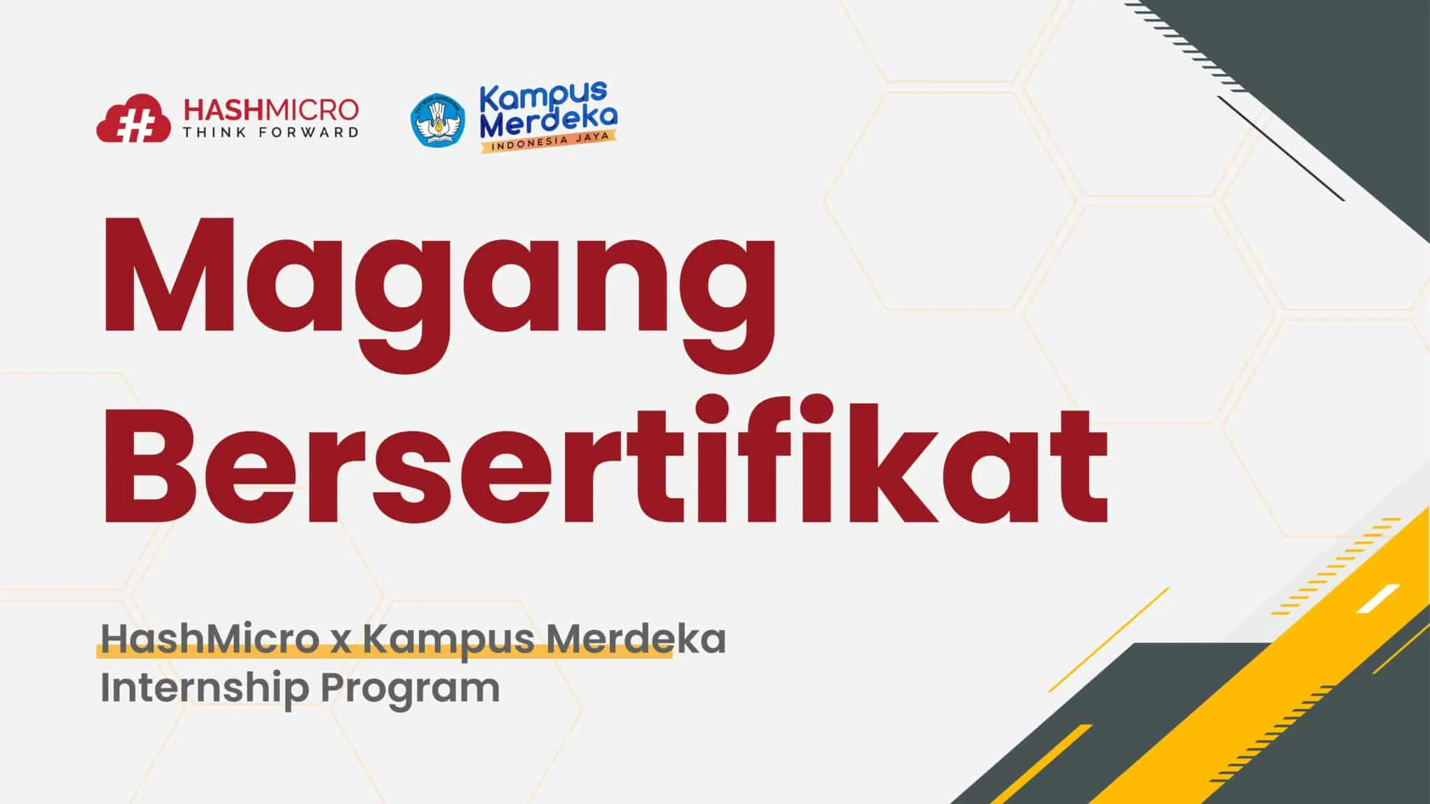 Magang Kampus Merdeka x HashMicro: Magang Bersertifikat