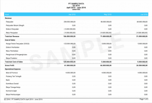 Contoh Budgeting Perusahaan Menggunakan Software Akuntansi