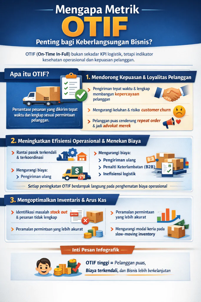OTIF (On-Time In-Full): Definisi, Manfaat, dan Cara Mengukurnya