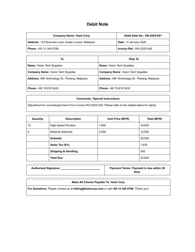 Debit Note: What Is It and How Does it Work?